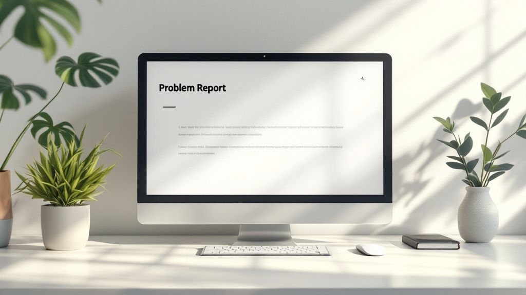 Problem Report Template: Efficient Issue Resolution - Screendesk Blog
