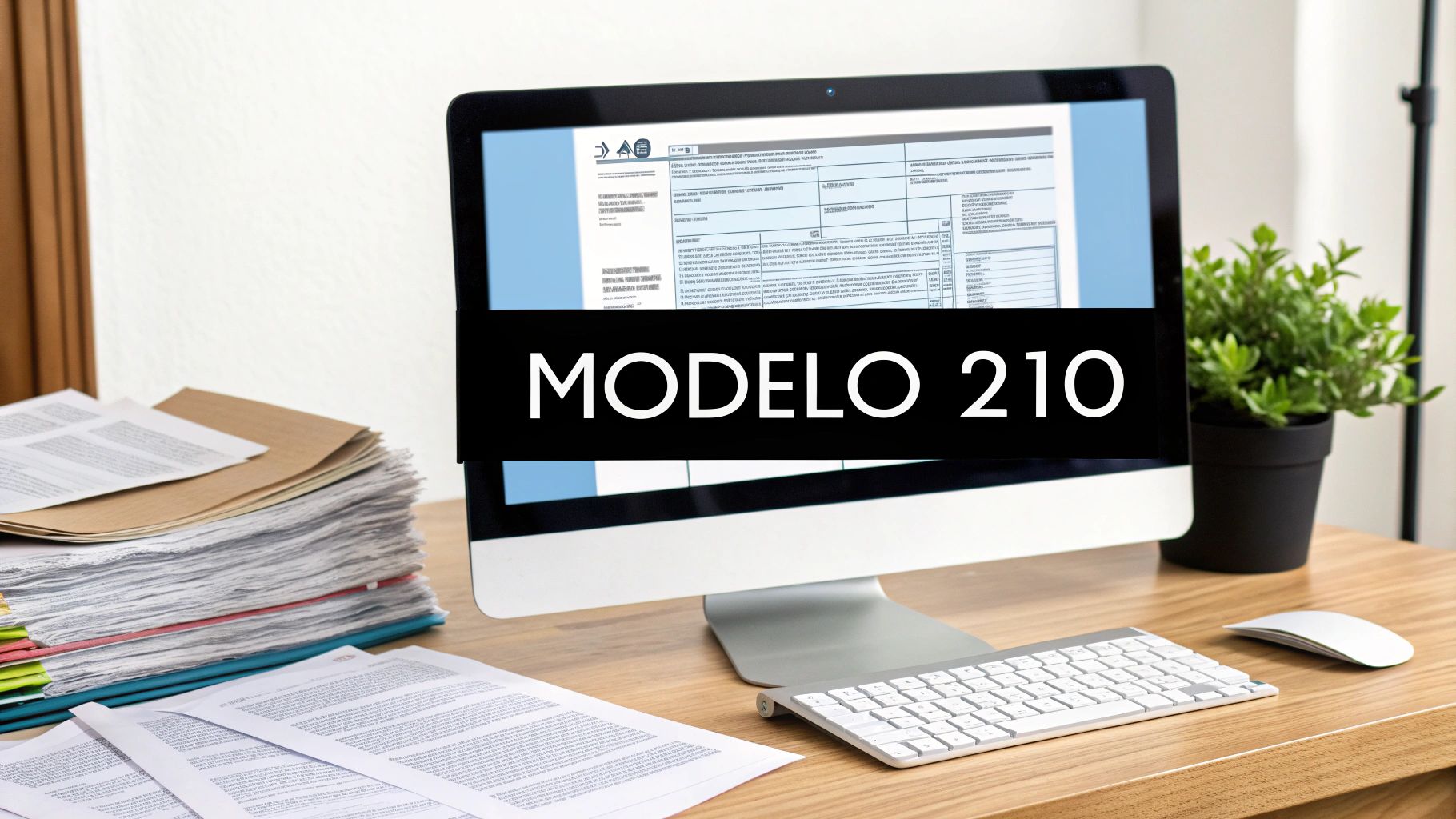 Modelo 210 no residentes: Guía para tributar en España - Servicios ...